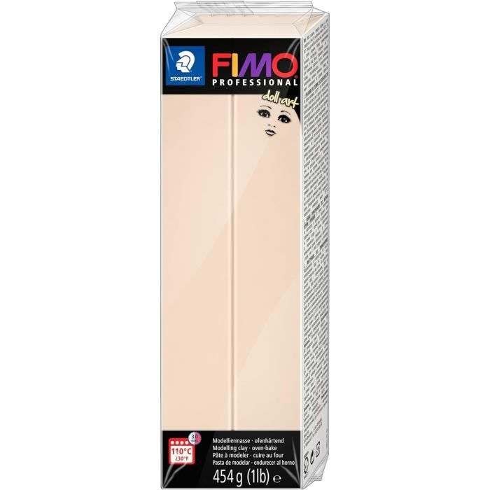 Fimo Professional - Doll Art - Pain Pâte À Modeler - 454 Grammes - Beige - 8071-44[u4898 ...