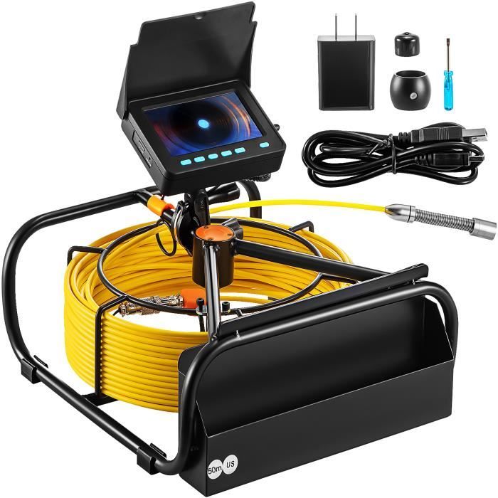 Caméra d'Inspection Canalisation - VEVOR - Égout Endoscope Pro - LCD ...