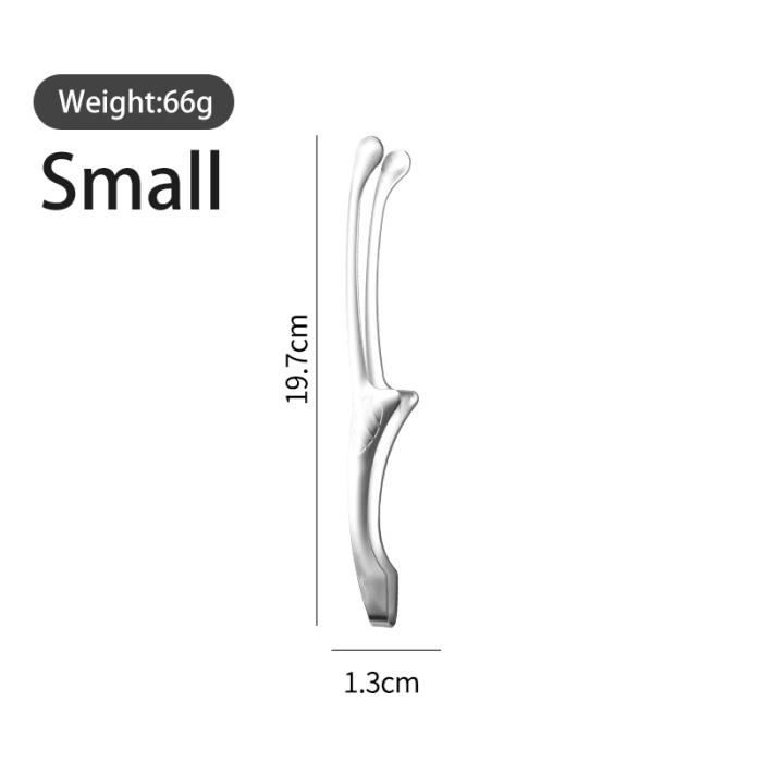 Silver Small Pince à steak multi-usages en acier inoxydable pinces ...