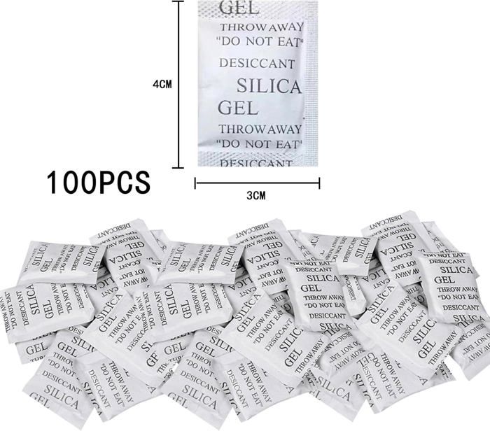 Sachets Déshydratants, Sachets De Gel De Silice Petit 100 Sachets, Anti ...