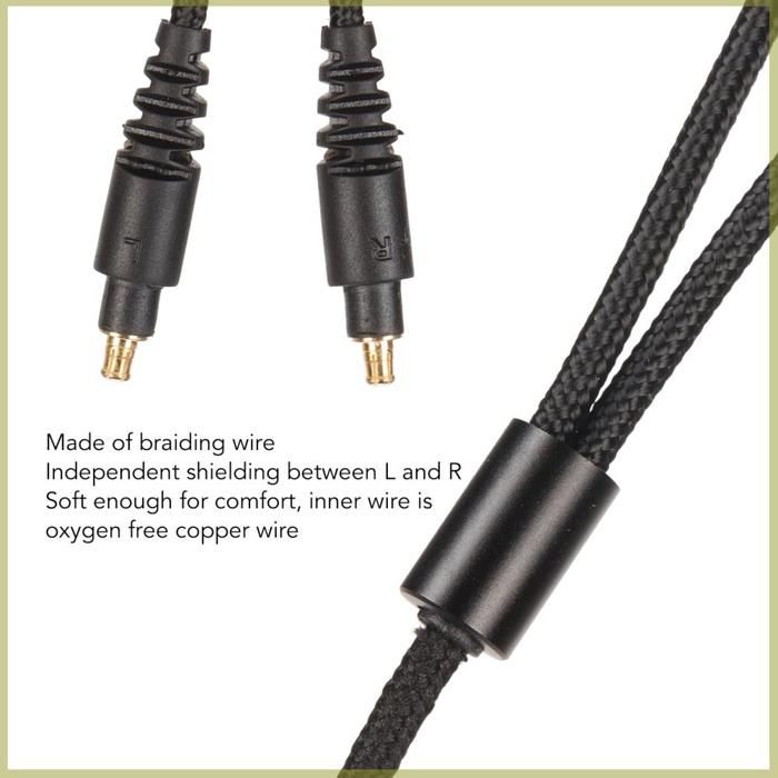 Cocosity Câble de remplacement pour casque Câbles Audio Compatibles ...