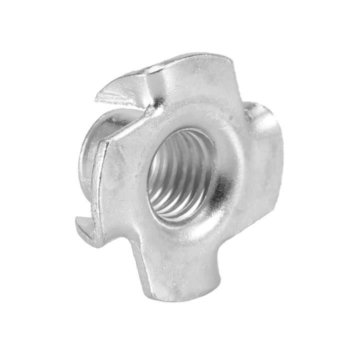 Écrou en T - ZJCHAO - M8 * 10 - 100 pièces - Acier au carbone - Zingué - Cdiscount Bricolage