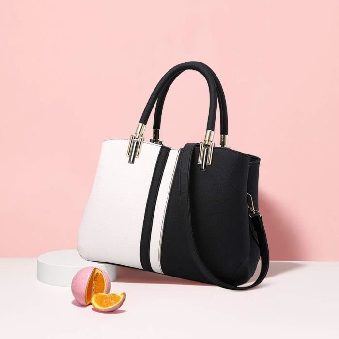 Femmes Sacs À Main Sac À Main Rayé Mode Style Sac À Bandoulière À ...