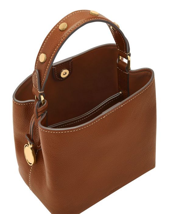 FOSSIL Sac a epaule bandouliere marron pour femme Jessie Bucket Crossbody Bag S 254331 marron Cdiscount Bagagerie Maroquinerie