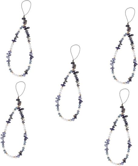 4 Pièces Perle Mobile Téléphone Chaîne Perle Téléphone Chaîne Clé ...