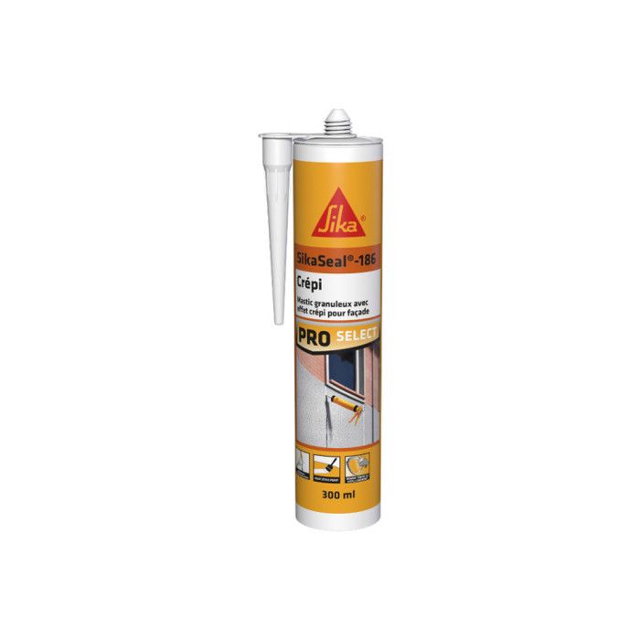 Mastic SIKA Sikaseal-186 Crépi - Blanc - 300ml - Cdiscount Bricolage