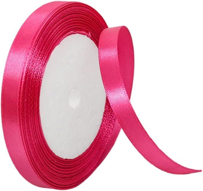 Ruban Satin Les Roses Fin 10mm,91m Polyester Ruban Satin,Ruban Cadeau ...