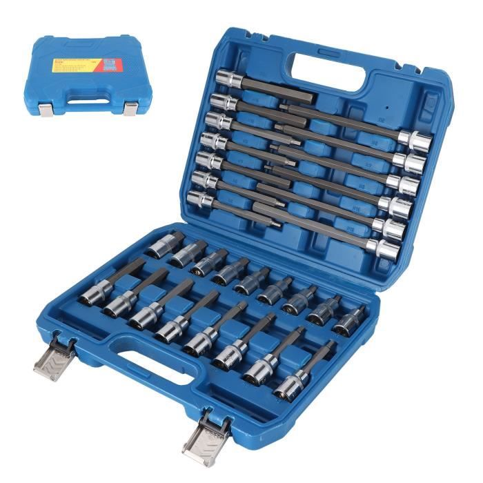 Akozon douille pour clé hexagonale longue Ensemble de douilles ...