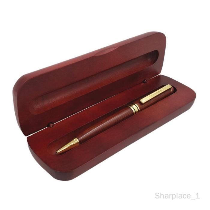 Stylo À Bille en Bois Rechargeable Stylo à Ecriture Souvenir Cadeau ...