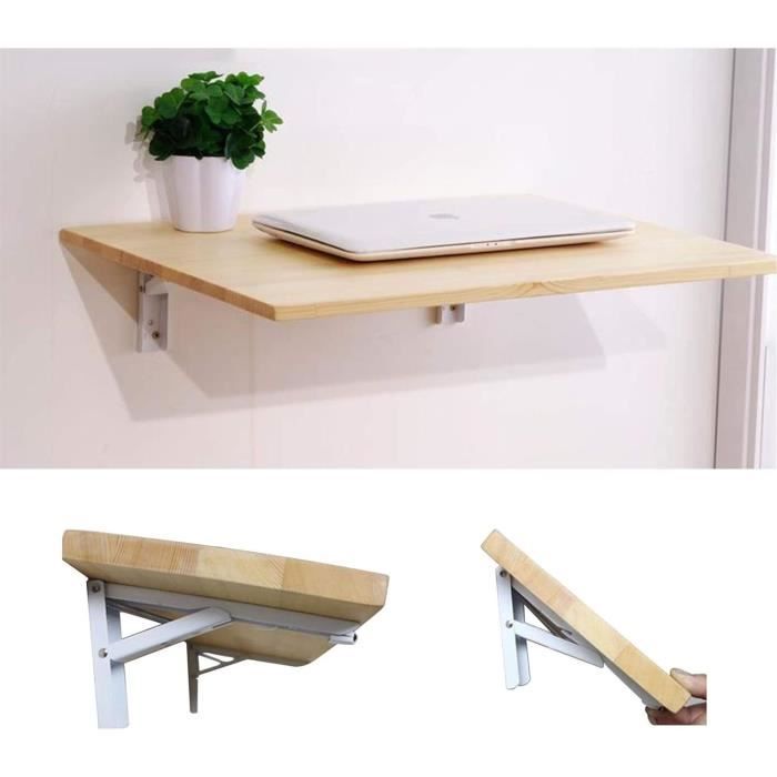 Table Murale Rabattable Table Pliante Murale, Table Pliante Bureau D ...