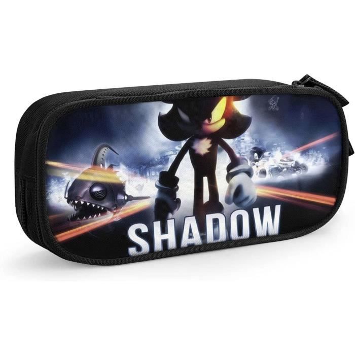 Sonic Vs Shadow The Hedgehog Pencil Pen Case WidePen Bag Black[11] Noir ...