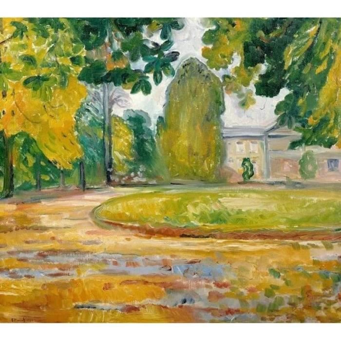 Toile De Qualité Musée À Encadrer, Parc À Kosen - Edvard Munch - 60 X 40 Cm (A2), Lienzo Canvas ...