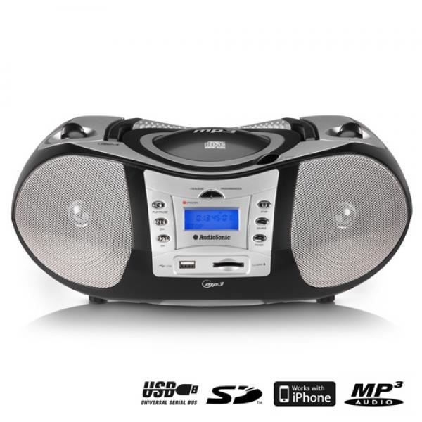Radio CD MP3 USB AudioSonic CD1586 - Cdiscount TV Son Photo