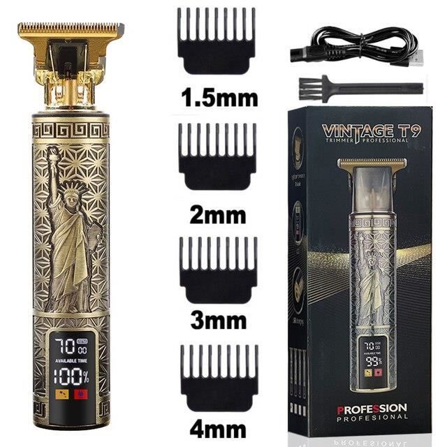 Tondeuse multi-usages,Tondeuse à cheveux électrique T9 pour hommes,rasoir professionnel,barbier ...