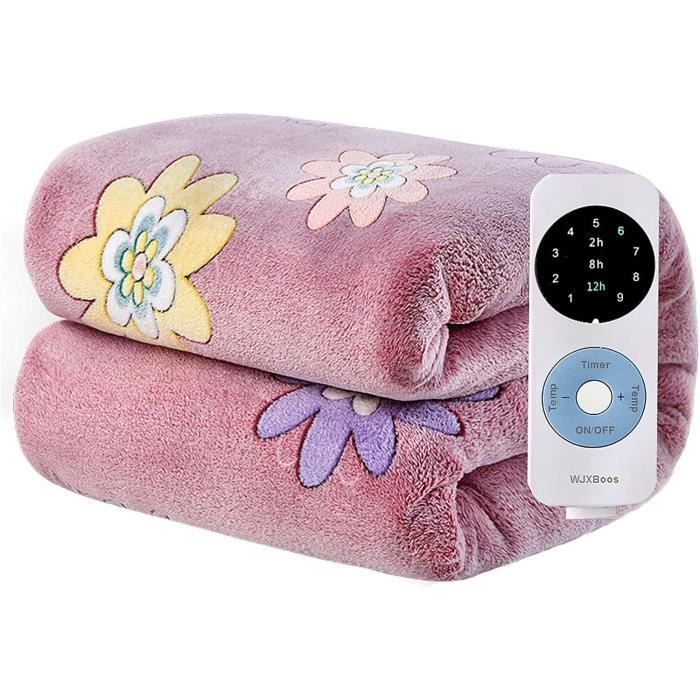 Couverture Chauffante Avec Arrêt Automatique,Flanelle Peluche ...