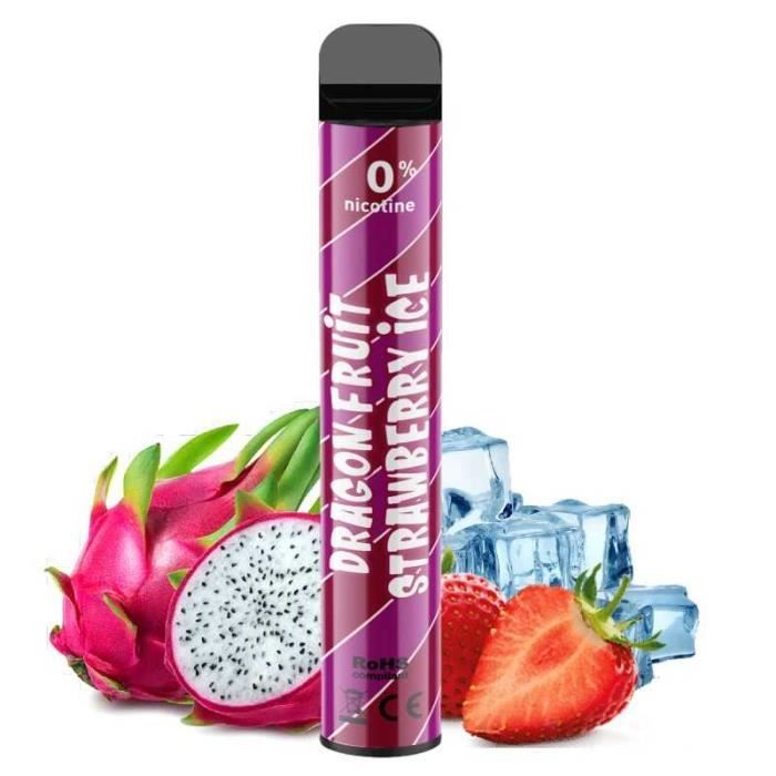 Dragon Fruit Strawberry Ice Magnum 2000 - Wpuff- taux de nicotine : 0 mg - Cdiscount Au quotidien