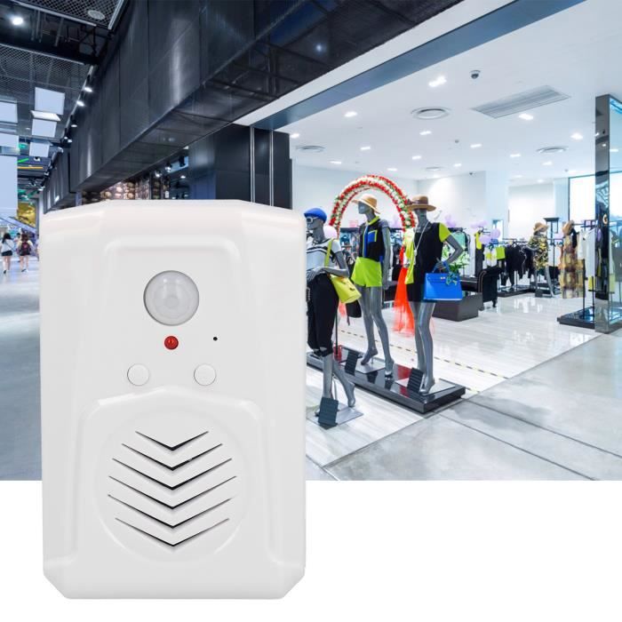 Lv.life Sonnette à capteur infrarouge Dispositif d'accueil vocal ...
