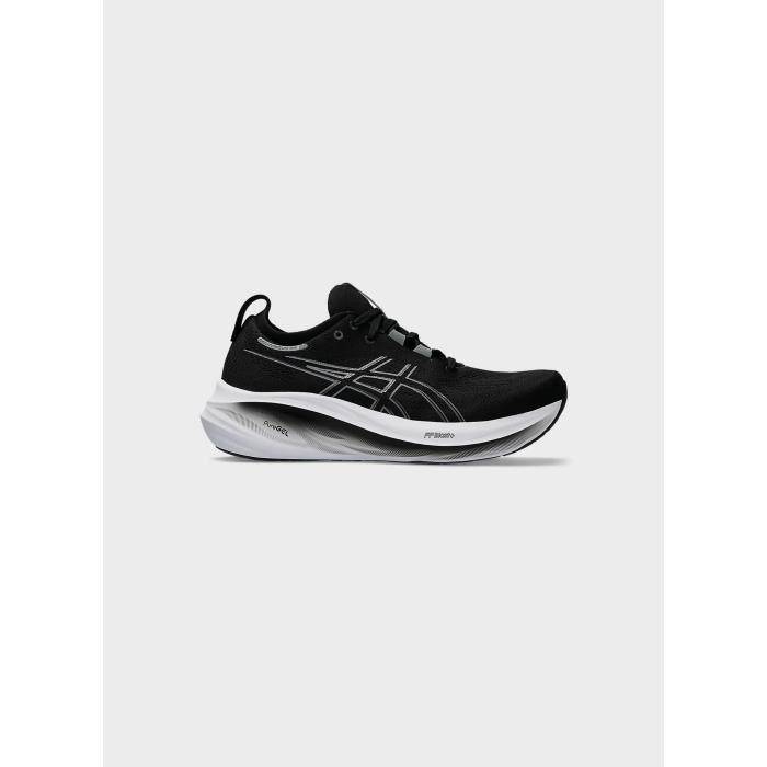 Chaussure de running ASICS Gel Nimbus 26 Noir Drop 8 mm Amortissement doux Cdiscount Sport