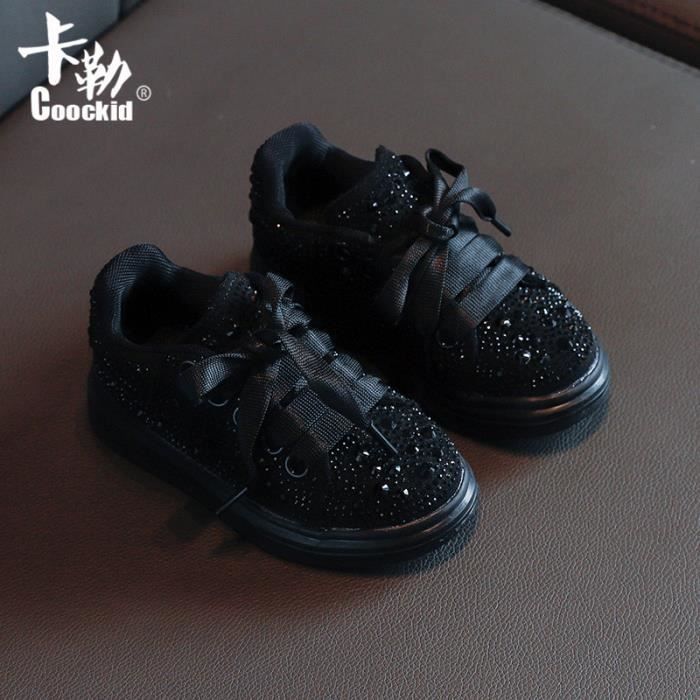 Fille Chaussures Printemps 2021 Nouveaux enfants Diamant Brillant ...
