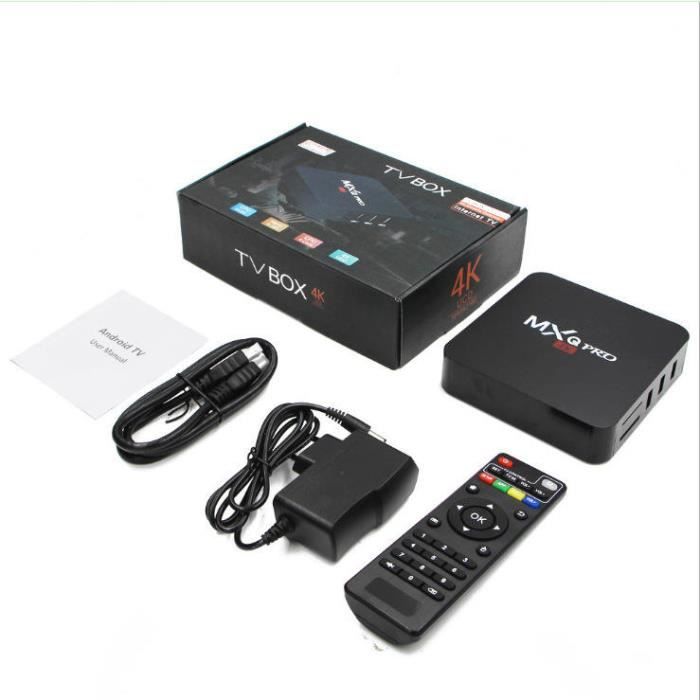 TV Box Amlogic S905X Quad Core 4K Reseau HD STB Android 9.0TV BOX ...