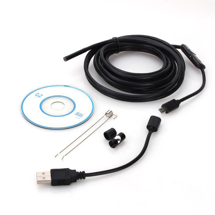 LEH Nouveau USB Endoscope caméra d'inspection IP67 6LED USB HD étanche ...