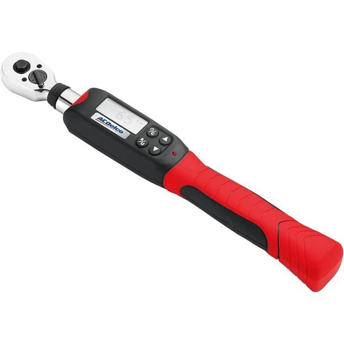 ACDelco Clé dynamométrique numérique 3-8" (5-50 Nm) avec alarme et ...