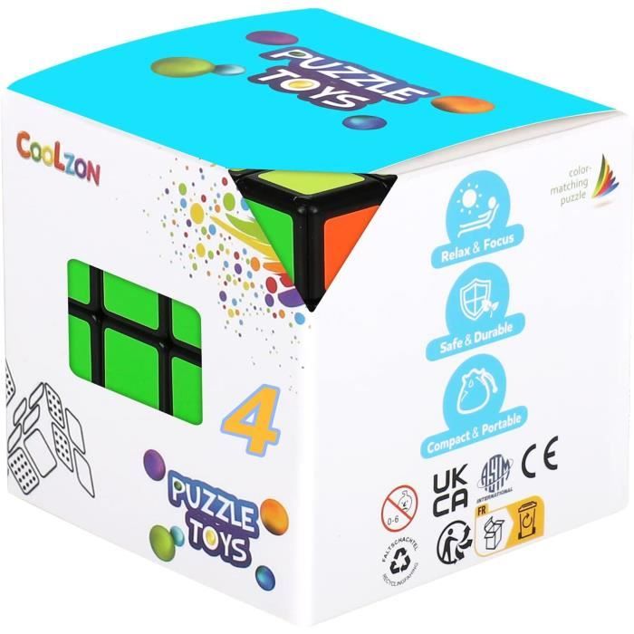 Coolzon Magic Puzzle Cube 4x4x4, 4x4 Puzzle à Rotation Lisse Cube ...