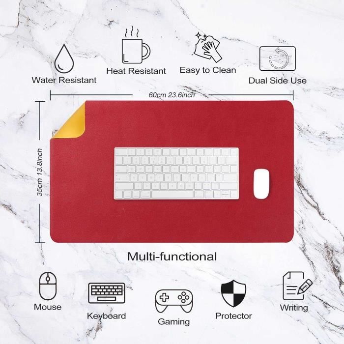 Tapis De Souris Grand Sous Main Bureau L Mouse Pad Mat Prolongé Tapis ...