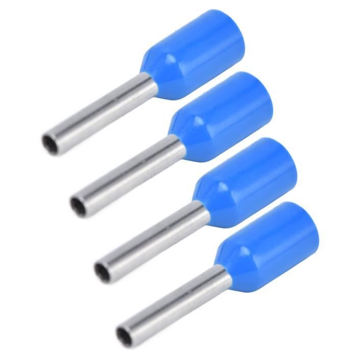 Tbest virole isolée 12 AWG 1000 pièces isolées virole électrique bornes ...