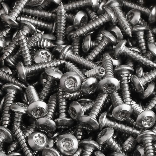 VIS,M3.9 (10pcs)-32mm--Vis à tête cylindrique de sécurité, en acier inoxydable 304, à tête ...