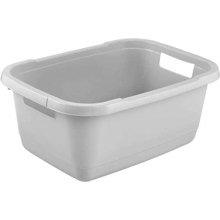 Bac à Linge,Plastique Résistant,32 L,Aenna,Nordic Grey.[Z596 ...