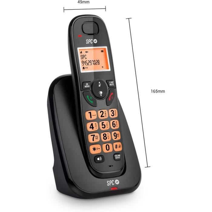 Kairo Téléphone Fixe Sans Fil,Touches Et Écran Éclairés,Identification ...