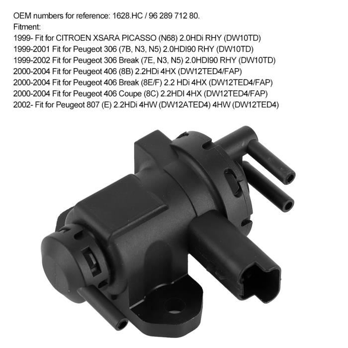 Solénoïde De Pression Turbo Valve De Convertisseur De Pression 1628.Hc ...