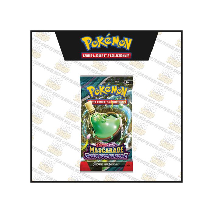 Booster - Pokemon - Ev06 Mascarade Crépusculaire - 10 cartes - Jeu de ...