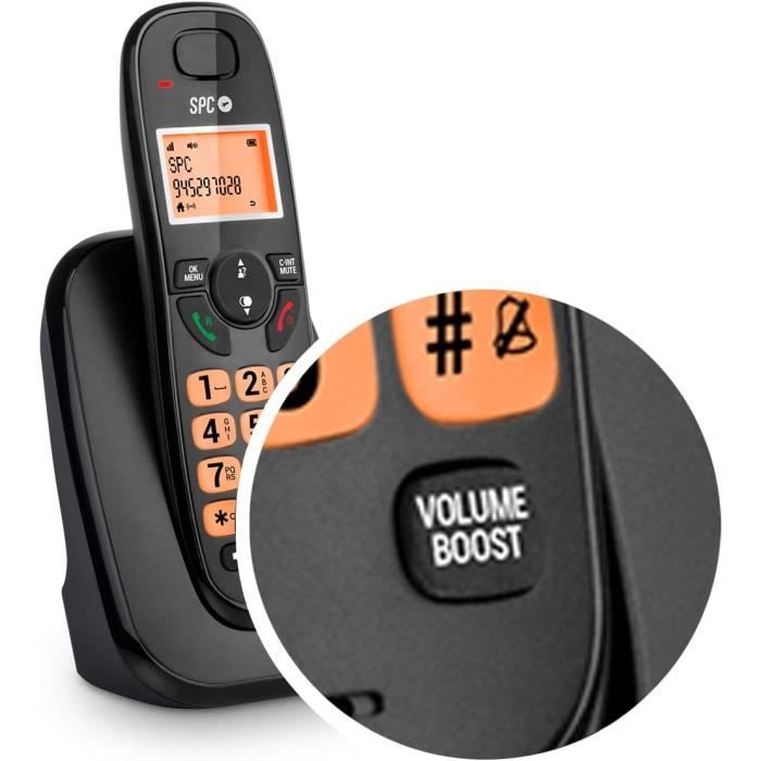 Kairo Téléphone Fixe Sans Fil,Touches Et Écran Éclairés,Identification ...