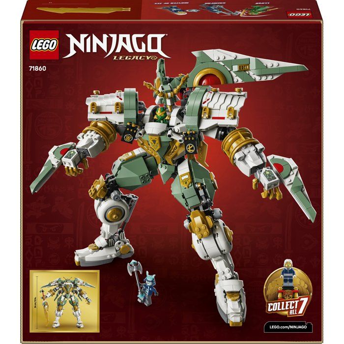 LEGO NINJAGO 71860 15e Anniversaire : le Robot Titan de Lloyd - Jeu de ...