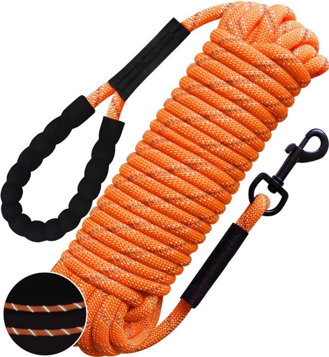 OUTAD® Longe pour Chien 20m, Long Laisse Chien Corde avec Poignée ...