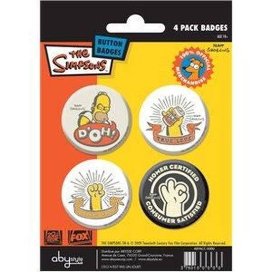 Badges SIMPSONS Homer - Achat / Vente badges - pin's Badges SIMPSONS ...