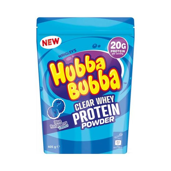Hubba Bubba Clear 405g Framboise bleue Mars Protein Proteine ...