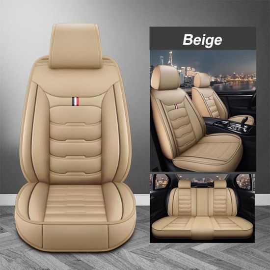 Housse de siège avant de voiture - MOMOTOU - Universelle - Cuir PU ...
