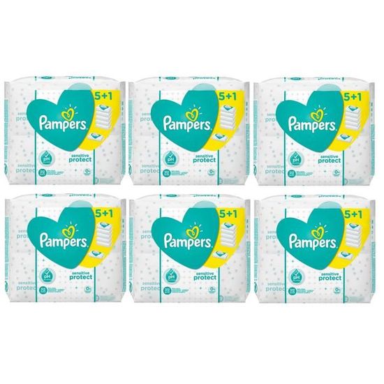 Pampers Lingettes Sensitive Protect 1872 Lingettes Baby - Cdiscount ...