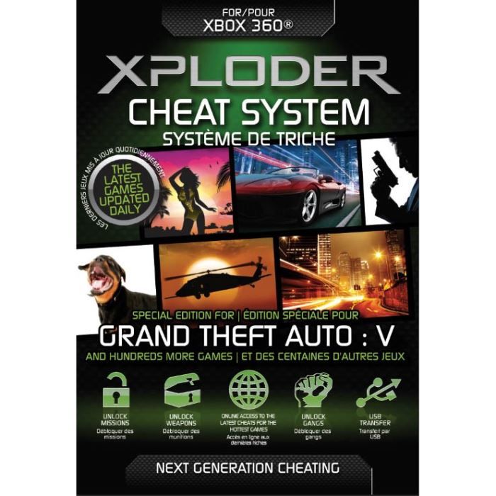 Xploder - Cheats GTA 5 - Accessoires Xbox 360 - Cdiscount Informatique
