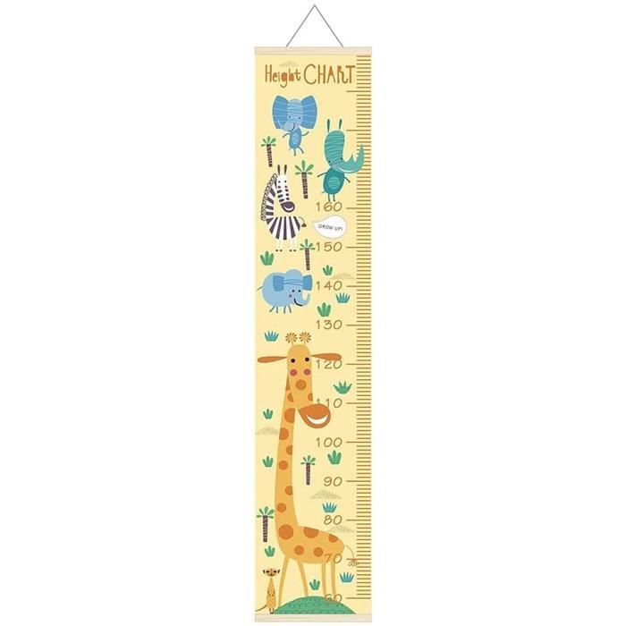 FOUTP Toise Murale Enfant 2 Mtres Tableau de Croissance avec Crochet de ...