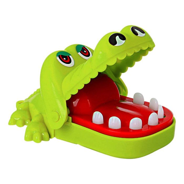 Jeu de dents de Crocodile ABS pour enfants,jeu de dentiste,mordiller au doigt,jeu de table en ...