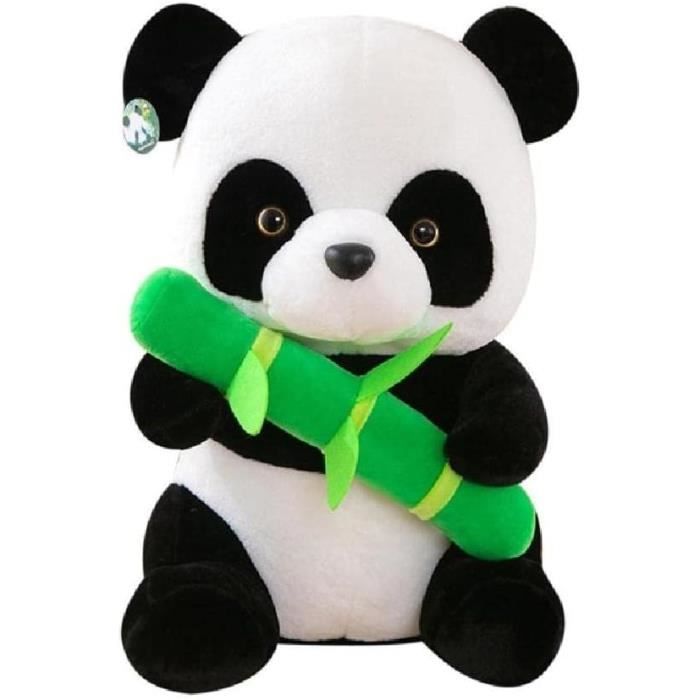 Panda En Peluche Pour Enfant Avec Bambou Dessin Animé Géant-Panda ...