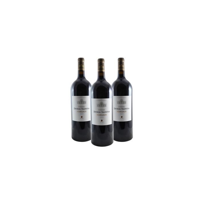 Château Deyrem-Valentin MAGNUM Rouge 2020 - Lot de 3x150cl - Vin Rouge ...