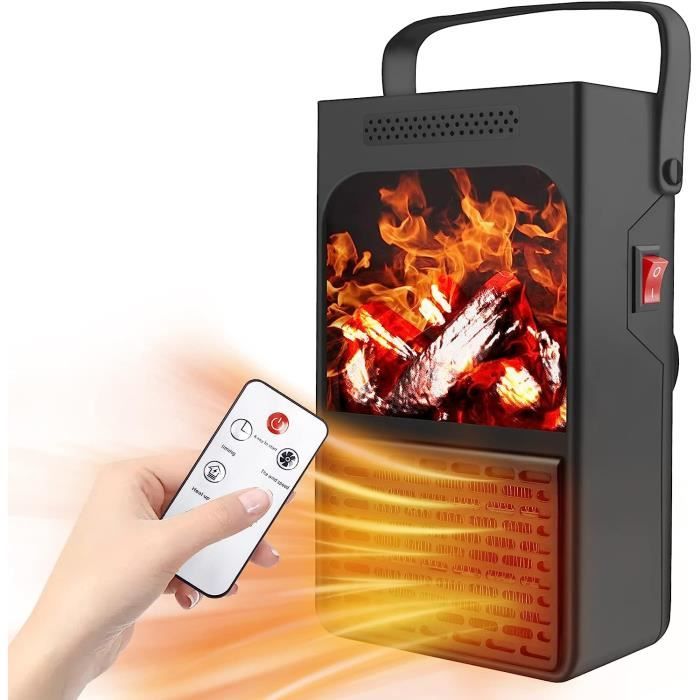 Mini Radiateur Soufflant, Radiateur Soufflant Céramique 450W Avec ...