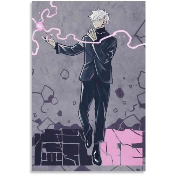 Jujutsu Kaisen Gojo Satoru Poster mural esthétique pour chambre d ...