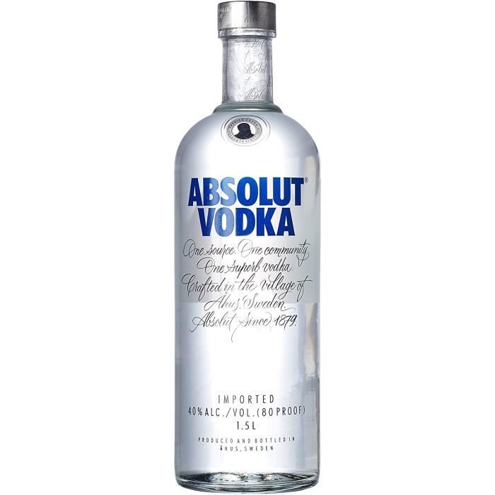 Vodka 40% Vol. - La bouteille de 1,5L - La cave Cdiscount