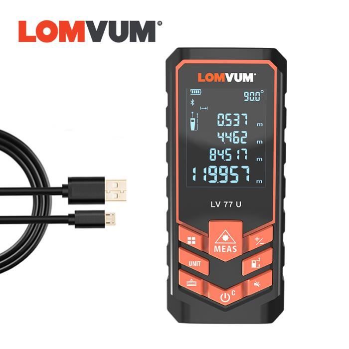 Outil de mesure électronique,télémètre Laser numérique avec chargeur ...